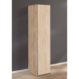 Kleiderschrank wimex "New York" Schränke Gr. B/H/T: 45cm x 208cm x 58cm,, braun (struktureichefarben hell) in vielen Breiten, 208 oder 236cm hoch