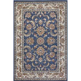 Teppich Hanse Home "Reni" Teppiche Gr. B: 160cm, 8mm, L: 235cm, blau (blau,creme) Läufer, Orientalisch, Kurzflor, Wohnzimmer, Schlafzimmer, Esszimmer