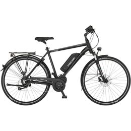 FISCHER BIKE E-Bike FISCHER FAHRRAD "VIATOR 3.0 Herren 55" Gr. 55, schwarz, E-Bikes, 55cm, 28 Zoll (71,12cm), Pedelec, Elektrofahrrad für Damen u. Herren