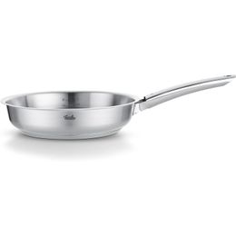 Bratpfanne Fissler "Fissler Pure Collection Pfanne 20cm" Pfannen Gr. Ø 24cm + Höhe 10cm, silberfarben Superthermic Boden, backofengeeignet (bis 230C), Made in Germany