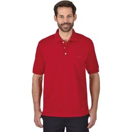 Poloshirt TRIGEMA "TRIGEMA in Piqué-Qualität" Gr. XS, braun (kirsch) Herren Shirts