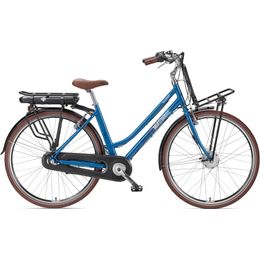 E-Bike Telefunken "Multitalent RT530" E-Bikes Gr. 49 cm, 28 Zoll (71,12 cm), blau Pedelec, Elektrofahrrad für Damen u. Herren