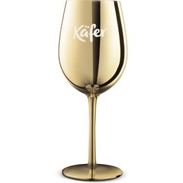 Feinkost Käfer Cocktailglas KÄFER Trinkgefäße Gr. Ø 9cm x 23cm, 600 ml, 2 tlg., goldfarben (gold) 600 ml