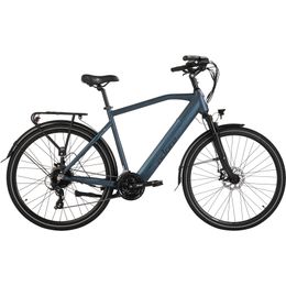 E-Bike Adore "ATR-190" E-Bikes Gr. 53cm, 28 Zoll (71,12cm), blau (dunkelblau matt) Pedelec, Elektrofahrrad für Herren