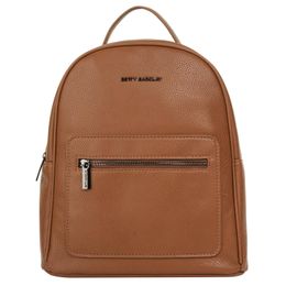 Cityrucksack Betty Barclay Gr. B/H/T: 24cm x 28cm x 12cm, braun (cognac) Rucksäcke