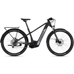 E-Bike GHOST "E-Teru B Advanced EQ" E-Bikes Gr. 38 cm, 27,5 + Zoll (69,85 cm), grau (dunkelgrau, hellgrau) Pedelec, Elektrofahrrad für Damen u. Herren, MTB