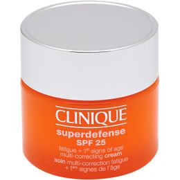 Tagescreme Clinique "Superdefense Cream Spf 25 skin Type 1/2" Hautpflegemittel Gr. 50 ml, weiß