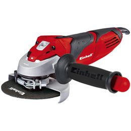 Einhell Winkelschleifer "TE-AG 125/750 Kit" Schleifmaschinen inkl. Koffer für universelle Aufbewahrung von Werkzeug und Zubehör rot (rot, schwarz)