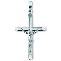 Ketten-Anhänger ONE ELEMENT "Kreuz Anhänger aus 925 Silber" Schmuckanhänger Gr. Silber 925 (Sterlingsilber), silberfarben (silber) Damen Silber Schmuck