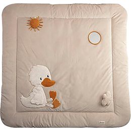 Krabbeldecke Sterntaler "Edda, beige" Wohndecken Gr. B/L: 100cm x 100cm, beige Baby