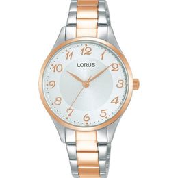 Quarzuhr Lorus "RG272VX9" Armbanduhren rosegold (silberfarben-roségoldfarben) Damen Armbanduhr, Damenuhr, Edelstahlarmband