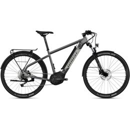 E-Bike GHOST "E-Teru B Essential EQ" E-Bikes Gr. 47cm, 27,5 Zoll (69,85cm), grau (dunkelgrau, hellgrau) Pedelec, Elektrofahrrad für Damen u. Herren