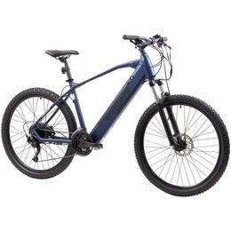 E-Bike Tretwerk "Bolt" E-Bikes Gr. 48cm, 27,5 Zoll (69,85cm), blau Pedelec, Elektrofahrrad für Damen u. Herren, MTB