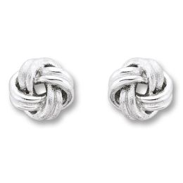 Paar Ohrhänger ONE ELEMENT "Knoten Ohrringe Ohrstecker aus 925 Silber" Gr. Damen, Silber 925 (Sterlingsilber), silberfarben (silber) Damen Silber Schmuck Knoten