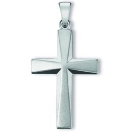 Ketten-Anhänger ONE ELEMENT "Kreuz Anhänger aus 925 Silber" Schmuckanhänger Gr. Silber 925 (Sterlingsilber), silberfarben (silber) Damen Silber Schmuck