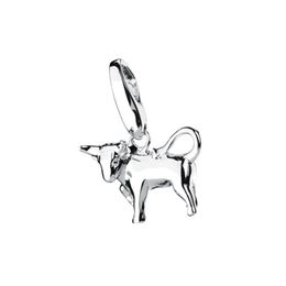 Charm Sternzeichen Giorgio Martello MILANO "Sternzeichen Stier, Silber 925" Charms silberfarben (silber) Damen