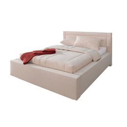 Tagesdecke, beige (sand), B:230cm L:220cm, Polyester, Westfalia Schlafkomfort, Tagesdecken