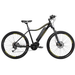 E-Bike SIGN E-Bikes Gr. 48cm, 27,5 Zoll (69,85cm), schwarz (matt schwarz) Pedelec, Elektrofahrrad für Damen u. Herren, MTB