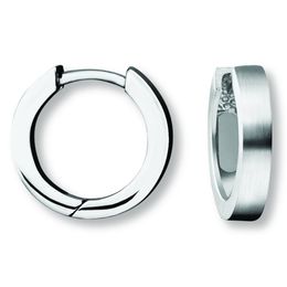 Paar Creolen ONE ELEMENT "Ohrringe aus 925 Silber Ø 13,5 x 2,9 mm" Ohrringe Gr. Damen, Silber 925 (Sterlingsilber), silberfarben (silber) Damen Silber Schmuck