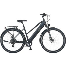 E-Bike Prophete "Entdecker 2.0" E-Bikes Gr. 50cm, 28 Zoll (71,12cm), schwarz Pedelec, Elektrofahrrad für Damen