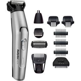 Multifunktionstrimmer BaByliss "MT861E MEN" Haarschneider schwarz 11-in-1 Titanium Multigrooming Set für Gesicht & Körper