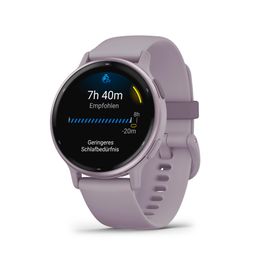 Smartwatch Garmin "VIVOACTIVE 5" Smartwatches lila Fitness Smartwatch Coaching Garmin Pay Rollstuhlmodus