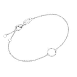 Armband Giorgio Martello MILANO "für Charms, Kreis Element, Silber 925" Armbänder Gr. 19 cm, Silber 925 (Sterlingsilber), silberfarben (silber) Damen