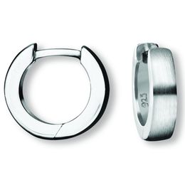 Paar Creolen ONE ELEMENT "Ohrringe aus 925 Silber Ø 12,4 x 3,0 mm" Ohrringe Gr. Damen, Silber 925 (Sterlingsilber), silberfarben (silber) Damen Silber Schmuck