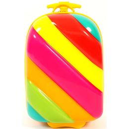 Bayer Chic 2000 Kinderkoffer CHIC2000 "Bouncie, Rainbow candy" Gr. B/H/T: 29cm x 46cm x 24cm, bunt (rainbow candy) Kinder Koffer Hartschalen-Trolley