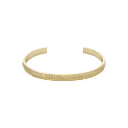 Armspange Fossil "SADIE, JF04117710", gold (gelbgoldfarben), Armbänder, Damen, Edelstahl, Armspange