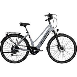 Zündapp E-Bike ZÜNDAPP "X400" E-Bikes Gr. 48 cm, 28 Zoll (71,12 cm), silberfarben (silber) Pedelec, Elektrofahrrad für Damen u. Herren