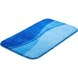 Badematte Grund Badematten Gr. rechteckig (65cm x 115cm),, blau