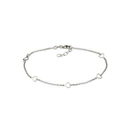 Fußkette Firetti "Schmuck Geschenk Silber 925 Körperschmuck Erbskette" Fußkettchen Gr. Silber 925 (Sterlingsilber), silberfarben