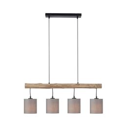 Pendelleuchte JUST LIGHT "TRIBU" Lampen grau (taupe) ExklusiveE27