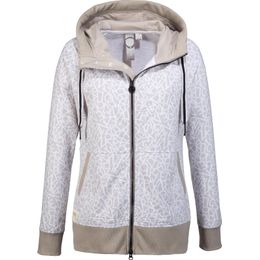 Kapuzensweatshirt LPO "LAC PARIS WOMEN" Gr. 36/38 (M), beige, Damen, 50% Baumwolle; 50% Polyester, Sweatshirts, in lässigem Oversized-Schnitt