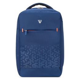 Freizeitrucksack Roncato "Cabin Backpack CROSSLITE" Gr. B/H/T: 25cm x 40cm x 20cm, blau Rucksäcke Kabinen Rucksack, Cabin, Reisegepäck, Handgepäck, Aufstecksystem