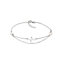 Fußkette Firetti "Schmuck Geschenk Silber 925 Körperschmuck Ankerkette" Fußkettchen Gr. Silber 925 (Sterlingsilber), silberfarben mit symbolischen Elementen