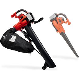 Akku-Laubsauger Einhell "GE-CL 36/230 Li E Solo", rot (rot, schwarz), B:22,8cm H:34,1cm L:98,5cm, Kunststoff, Laubsauger, 230 km/h Luftgeschwindigkeit