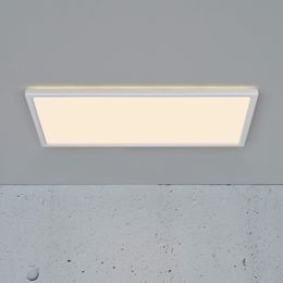 Nordlux LED Deckenleuchte "Harlow Smart RGB", F (A-G), weiß, H: 2,30cm, Lampen, Passen Sie Helligkeit, Wärme und Farbe des Lichts an, hohe Schutzart, LED Panels