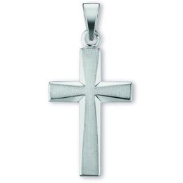 Ketten-Anhänger ONE ELEMENT "Kreuz Anhänger aus 925 Silber" Schmuckanhänger Gr. Silber 925 (Sterlingsilber), silberfarben (silber) Damen Silber Schmuck