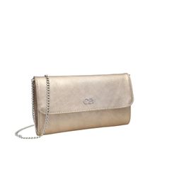 Clutch Collezione Alessandro "Eleganz" Gr. B/H/T: 26 cm x 15 cm x 5 cm one size, rosegold Damen Taschen aus Leder, mit separaten Fächern