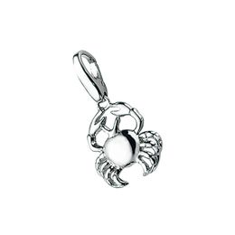 Charm Sternzeichen Giorgio Martello MILANO "Sternzeichen Krebs, Silber 925" Charms silberfarben (silber) Damen