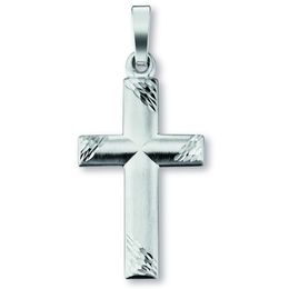 Ketten-Anhänger ONE ELEMENT "Kreuz Anhänger aus 925 Silber" Schmuckanhänger Gr. Damen, Silber 925 (Sterlingsilber), silberfarben (silber) Damen Silber Schmuck