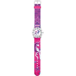 Quarzuhr Scout "Achtion Girls, 280378008", bunt, Armbanduhren, Kinder, Einhorn-Sternmotiv, ideal auch als Geschenk