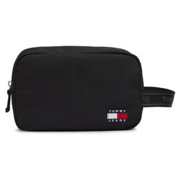 Kulturbeutel Tommy Jeans "ESSENTIALS -TJM ESSENTIAL DAILY" Gr. B/H/T: 24,5cm x 14cm x 13cm, schwarz Damen Taschen Herren Waschtasche