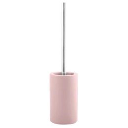 WC-Garnitur Spirella "Tube-Matt", rosa, H:42cm Ø:10,5cm, Reinigungsbürsten, WC-Bürste, Ø: 10,5 cm