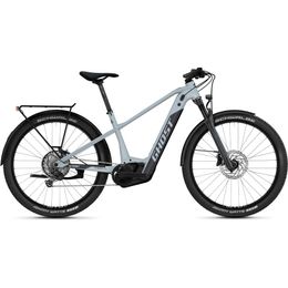 E-Bike GHOST "E-Teru B Pro EQ" E-Bikes Gr. 43cm, 27,5 Zoll (69,85cm), grau (dunkelgrau, hellgrau) Pedelec, Elektrofahrrad für Damen u. Herren, MTB