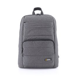 Cityrucksack National Geographic Gr. B: 29.00cm, grau Rucksäcke mit vielen Fächern