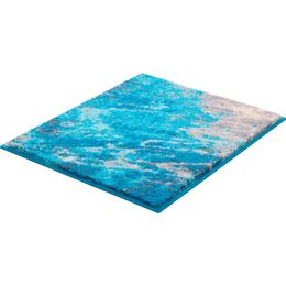 Badematte Grund Badematten Gr. rechteckig (70cm x 120cm),, blau (türkis)