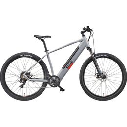 E-Bike Telefunken "Aufsteiger M921" E-Bikes Gr. 48cm, 29 Zoll (73,66cm), grau Pedelec, Elektrofahrrad für Damen u. Herren, MTB